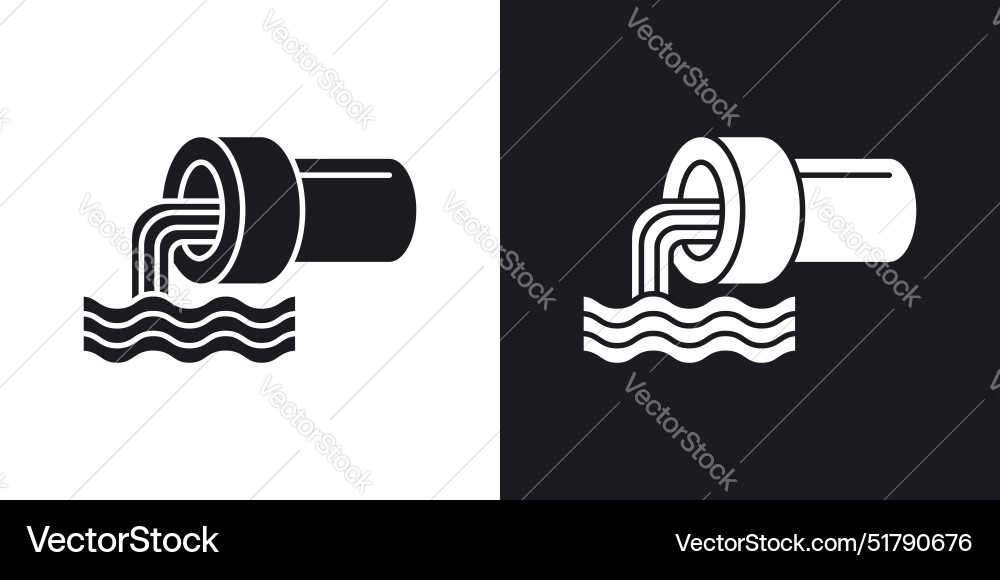 Wastewater icon Royalty Free Vector Image - VectorStock