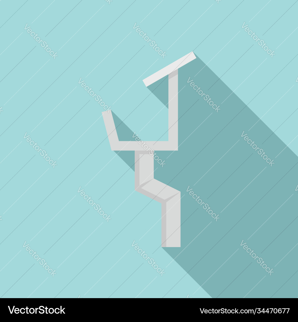 Drainage Gutter Icon - Exterior Royalty Free Vector Image