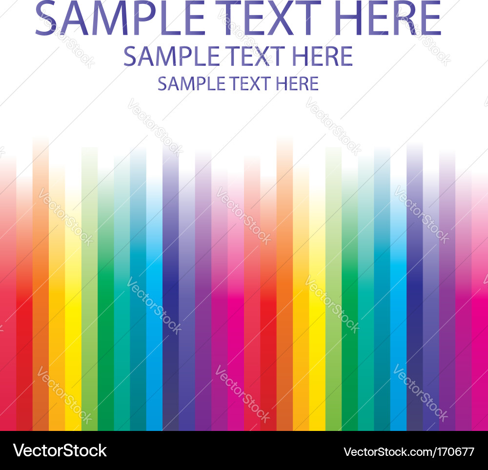Rainbow abstract Royalty Free Vector Image - VectorStock