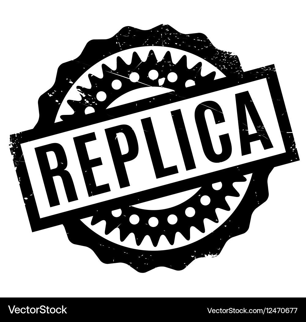 Replica rubber stamp Royalty Free Vector Image