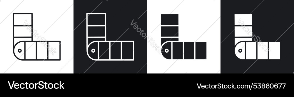 Swatch icon set Royalty Free Vector Image - VectorStock