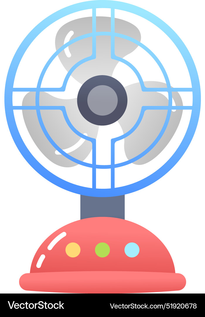 Electric fan Royalty Free Vector Image - VectorStock