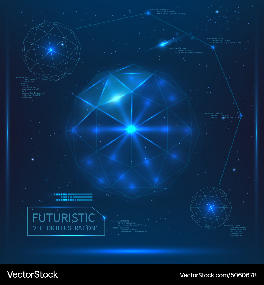 Futuristic Royalty Free Vector Image - VectorStock