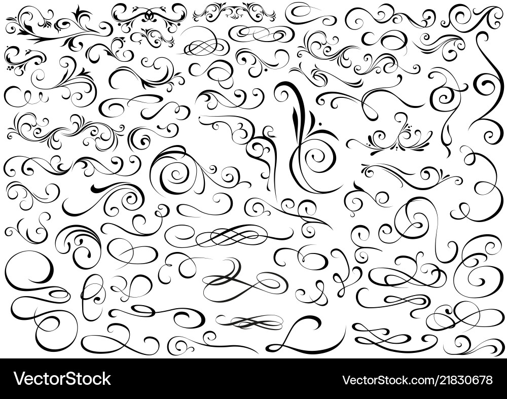 Set of graphic elements Royalty Free Vector Image