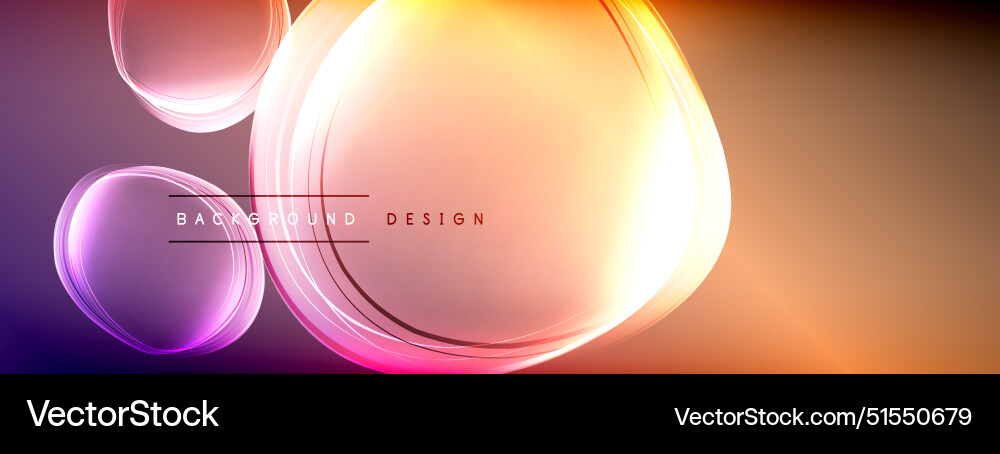 Abstract background - liquid transparent Vector Image