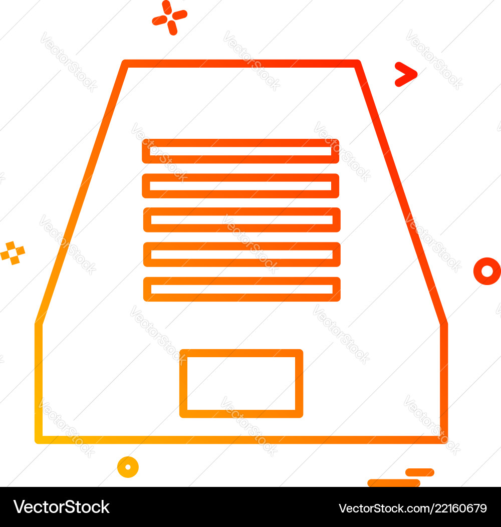 Dropbox icon design Royalty Free Vector Image - VectorStock