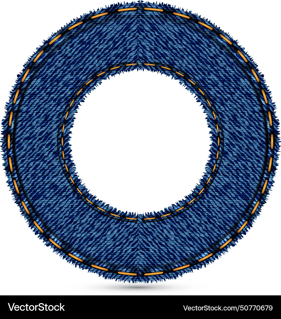 Jeans wheel background Royalty Free Vector Image