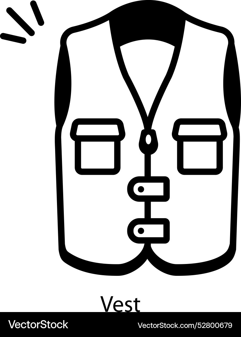 Vest Royalty Free Vector Image - VectorStock