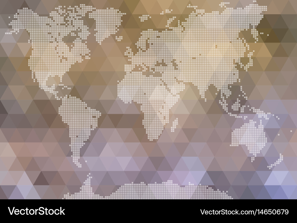 World map Royalty Free Vector Image - VectorStock