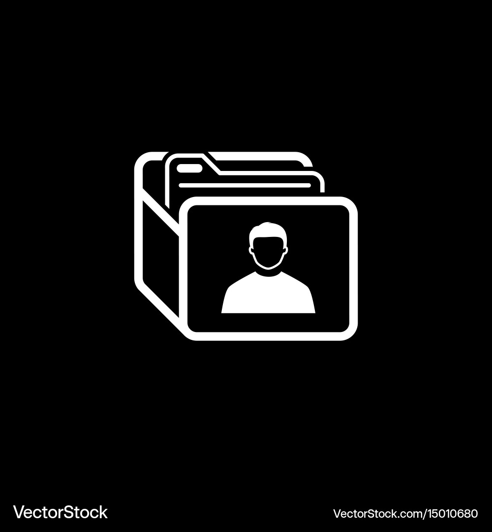 Kundenbasis Icon Business Konzept flaches Design Vektorbild