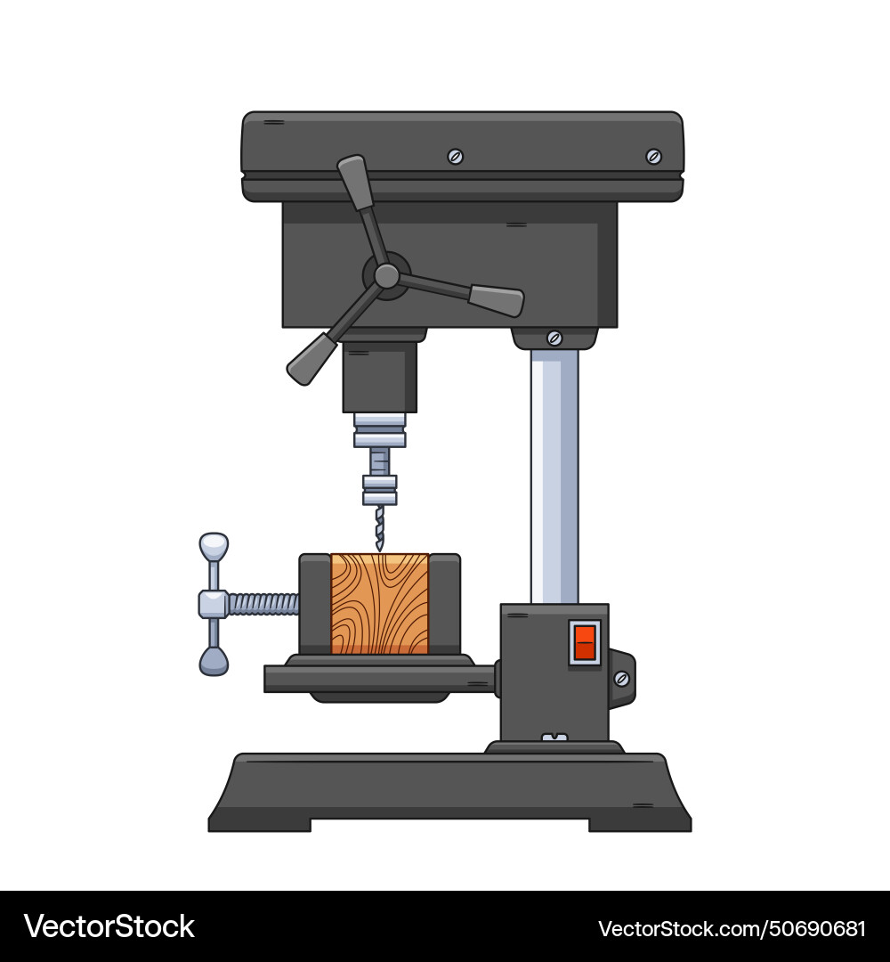 Drilling machine tool is used to create or enlarge