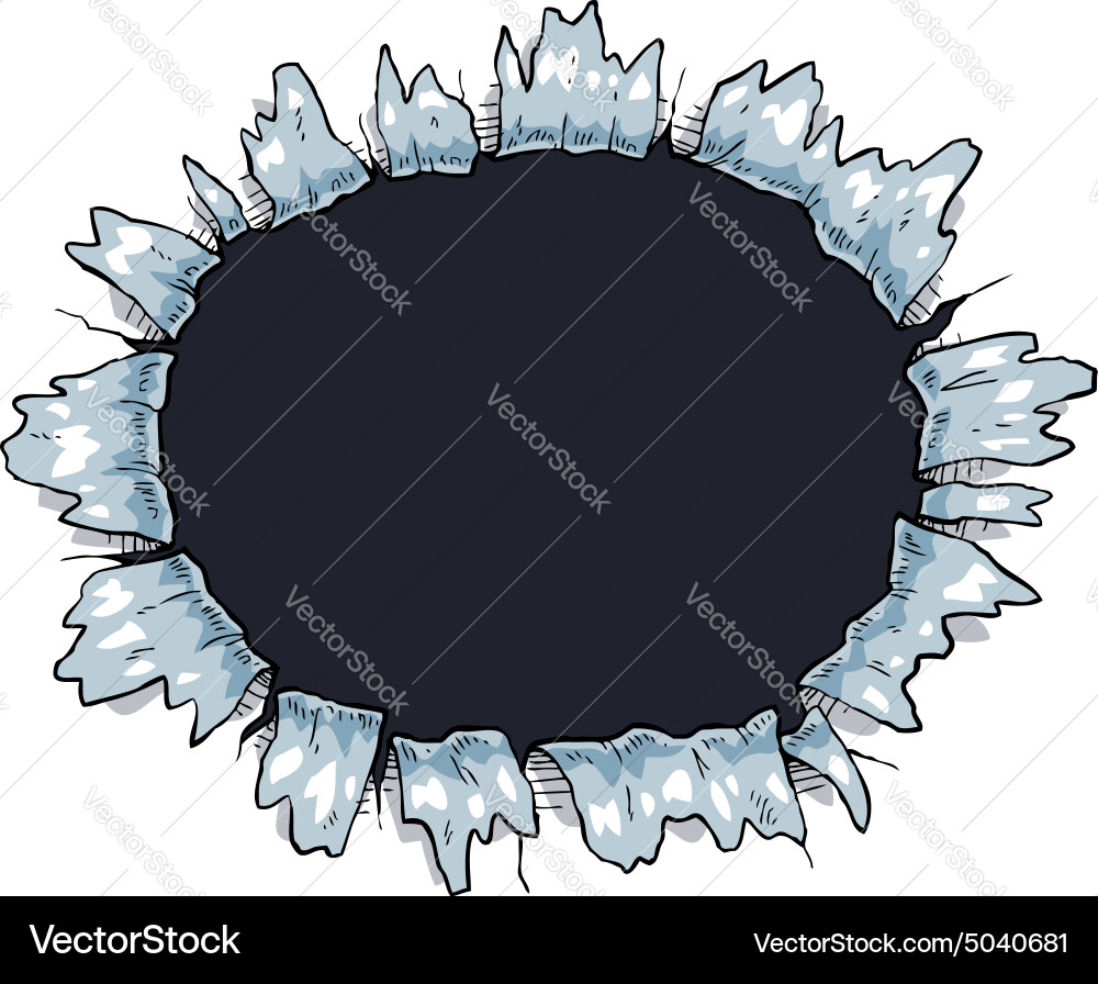 Isolated hole Royalty Free Vector Image - VectorStock