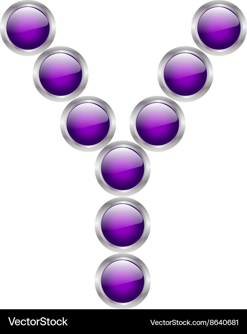 Letter y Royalty Free Vector Image - VectorStock