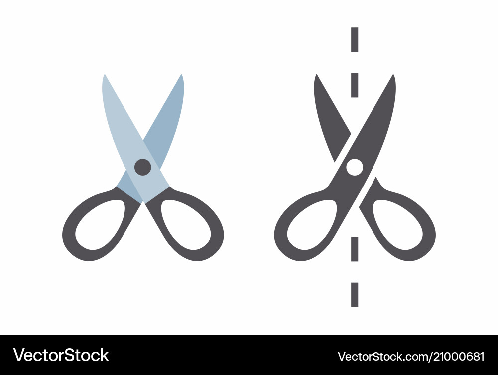 Scissors icon Royalty Free Vector Image - VectorStock