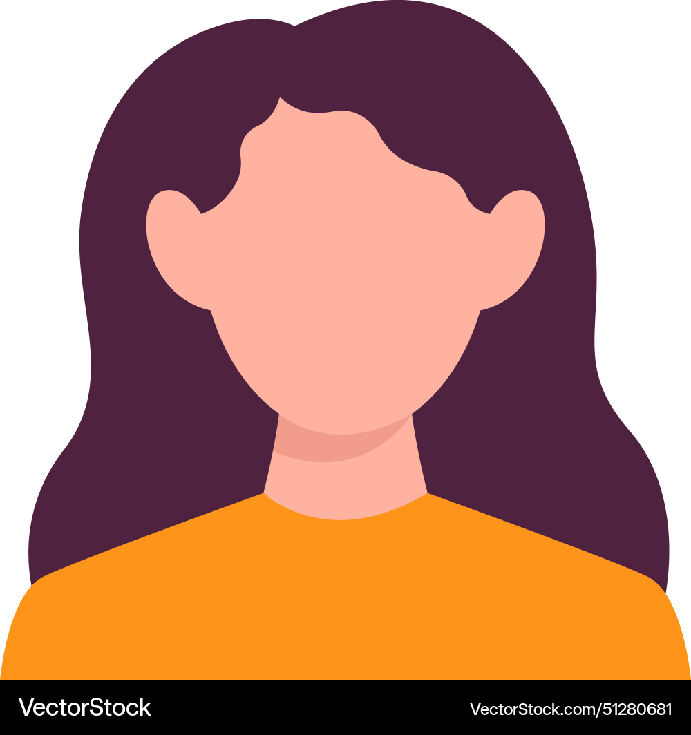 Woman avatar profile Royalty Free Vector Image