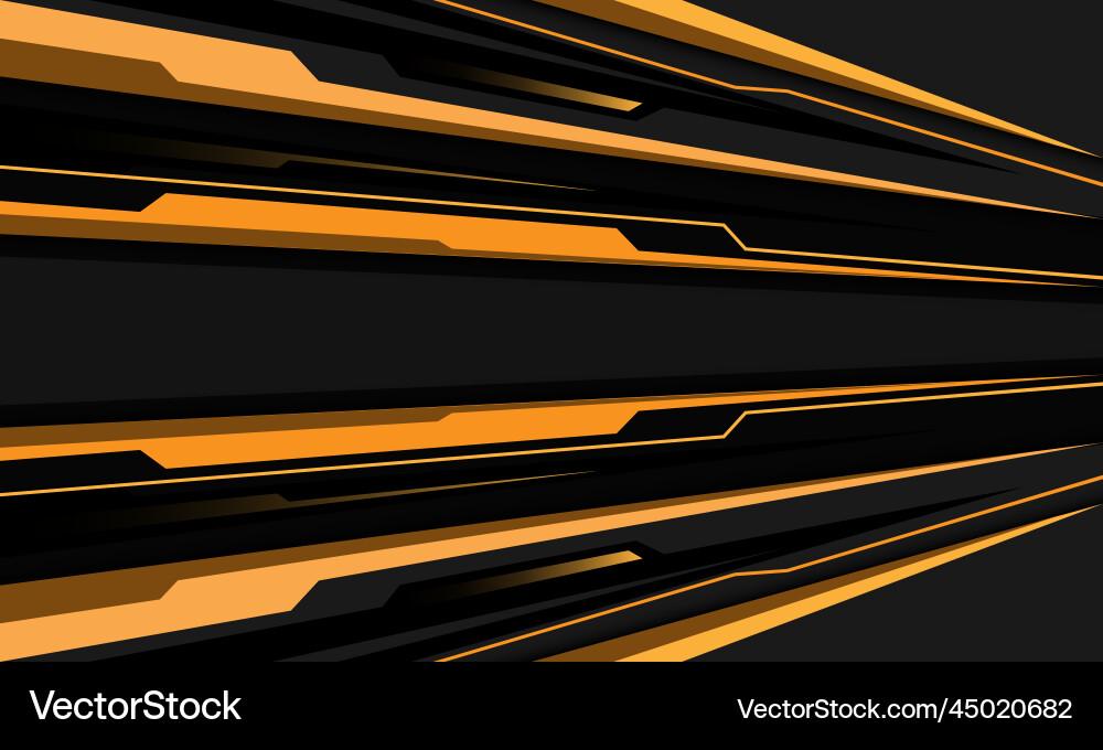 Abstract yellow grey cyber speed line direction Vector Image