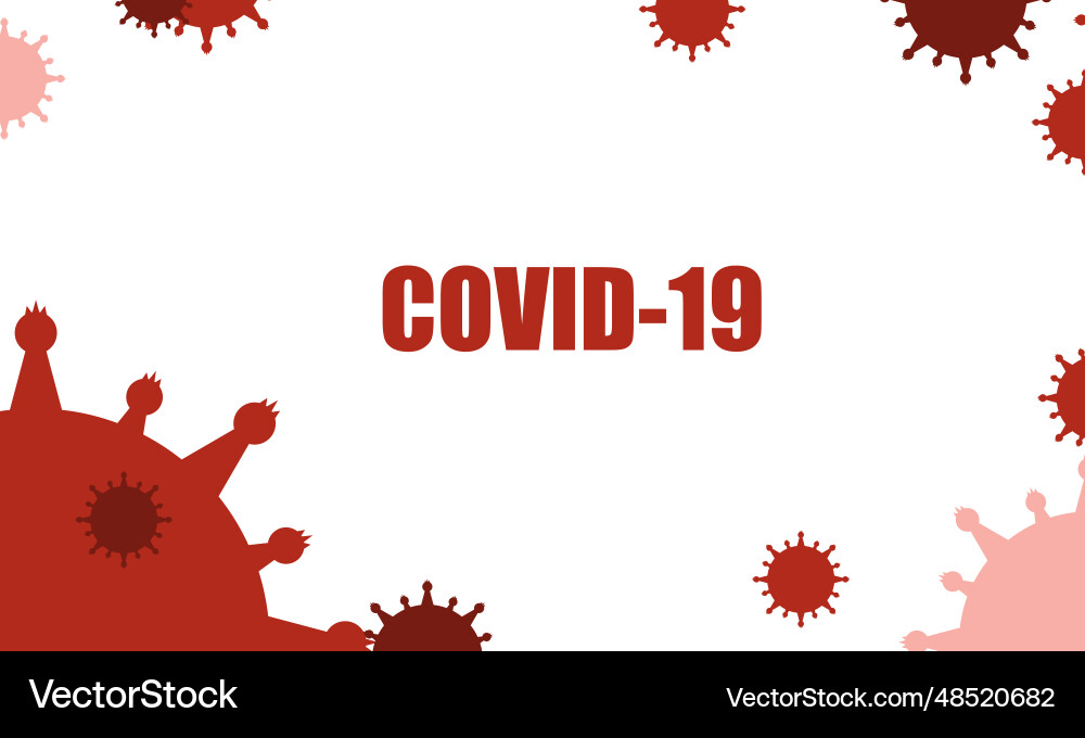 Coronavirus covid-2019 on develop delta strain Vector Image