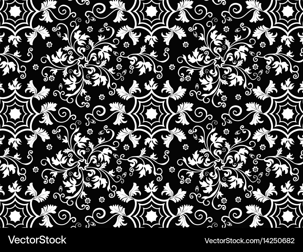 Elegant Floral Pattern Royalty Free Vector Image