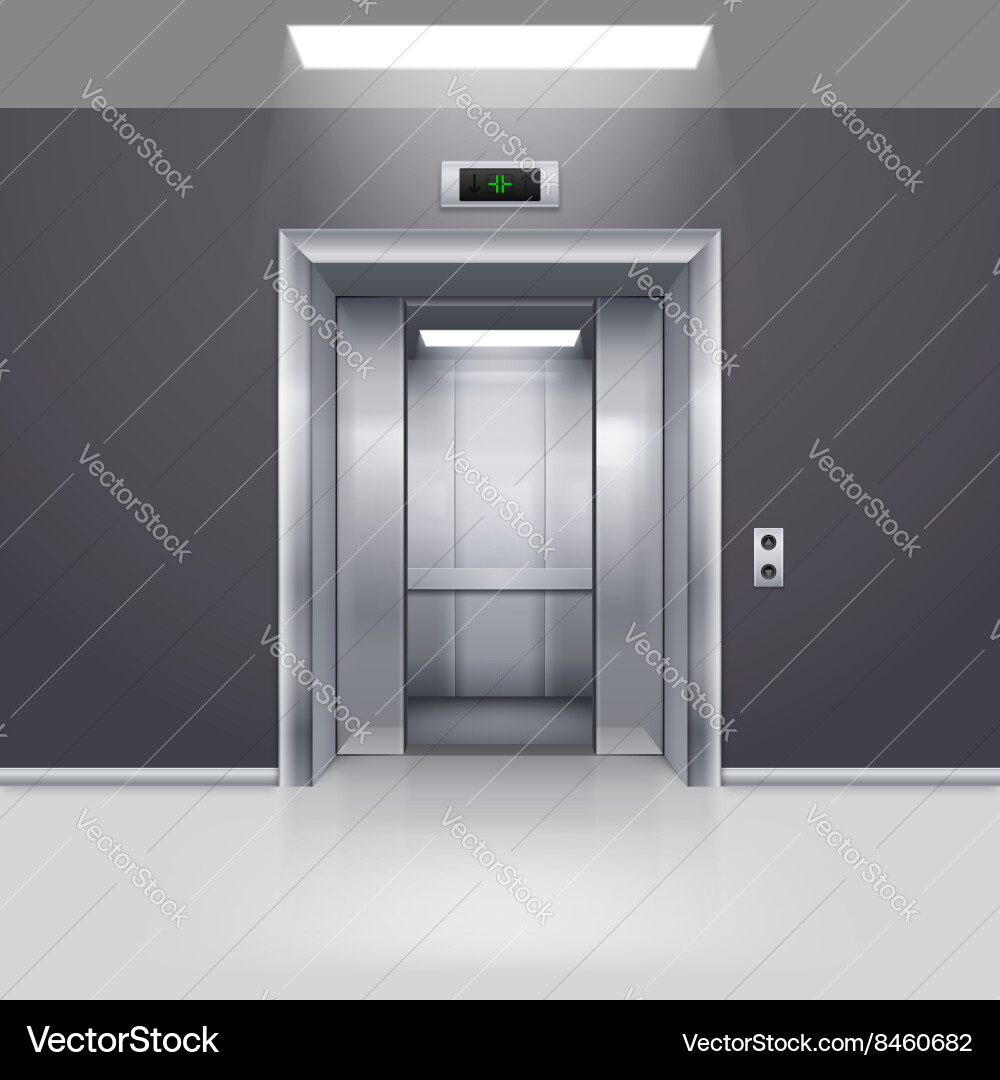 Elevator doors Royalty Free Vector Image - VectorStock