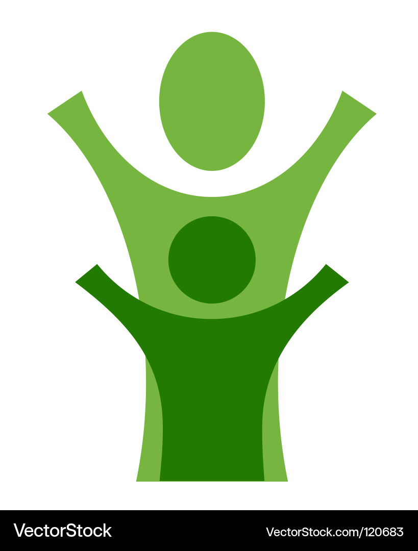 Adult and child Royalty Free Vector Image - VectorStock