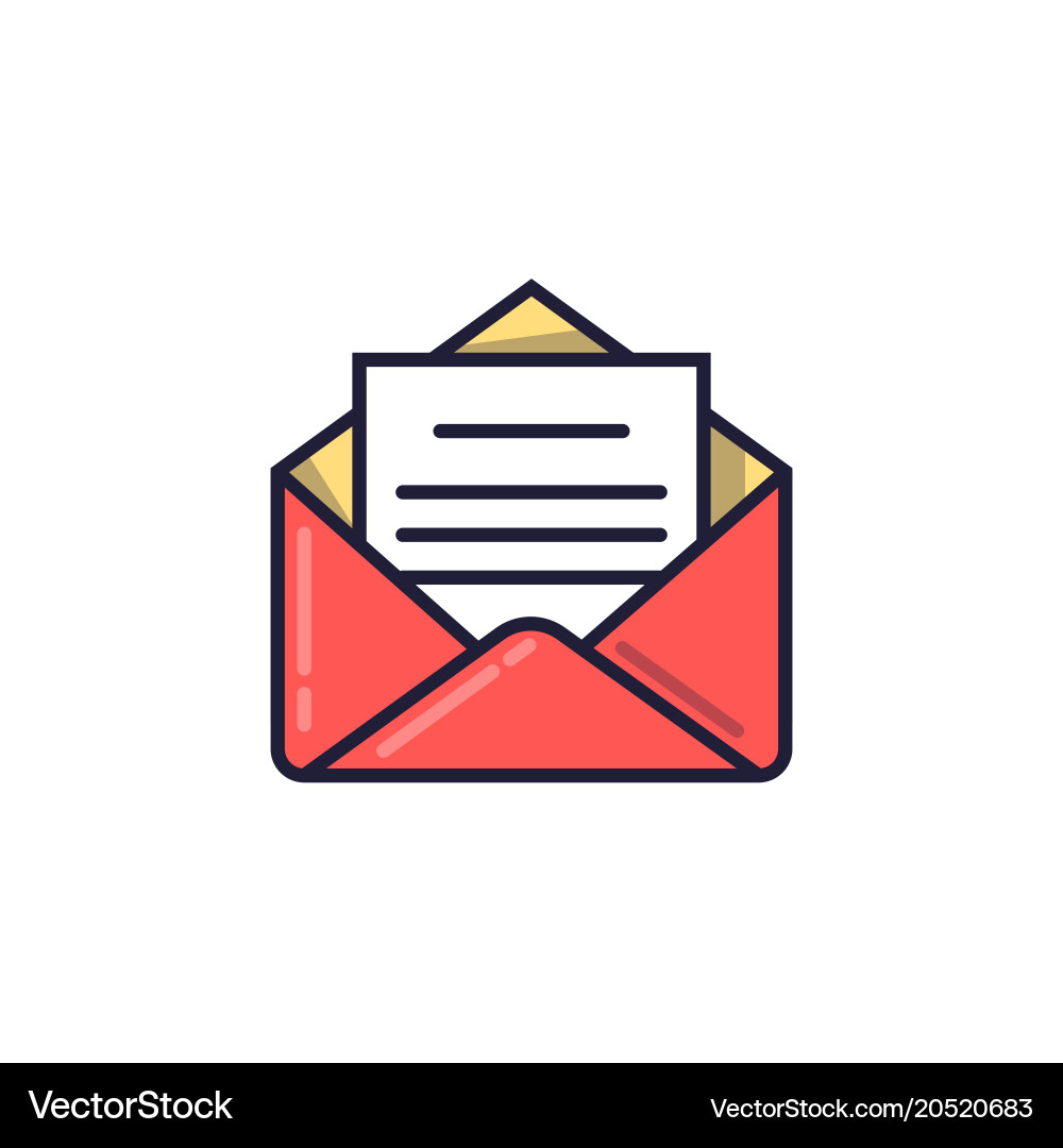 Open Email Icon Email Icon New Stock Illustrations – 27,292 Email