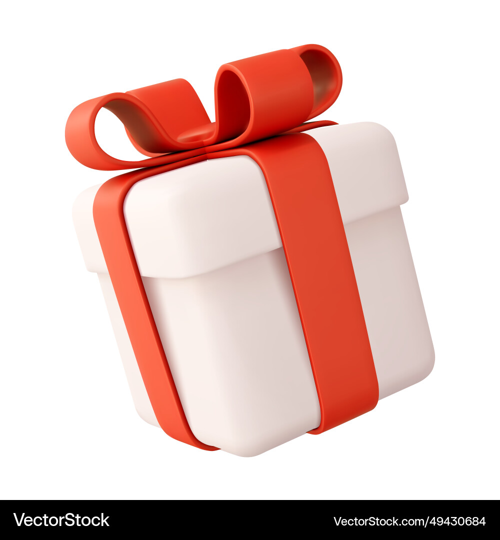 3d gifts box Royalty Free Vector Image - VectorStock