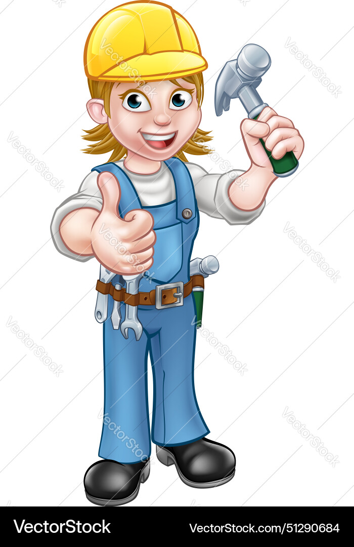 Female Carpenter Animated Gif