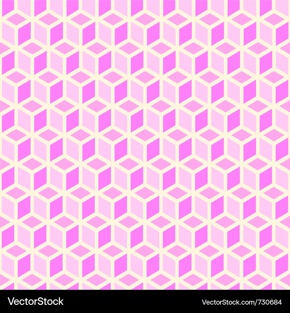 Pink background of cubes Royalty Free Vector Image