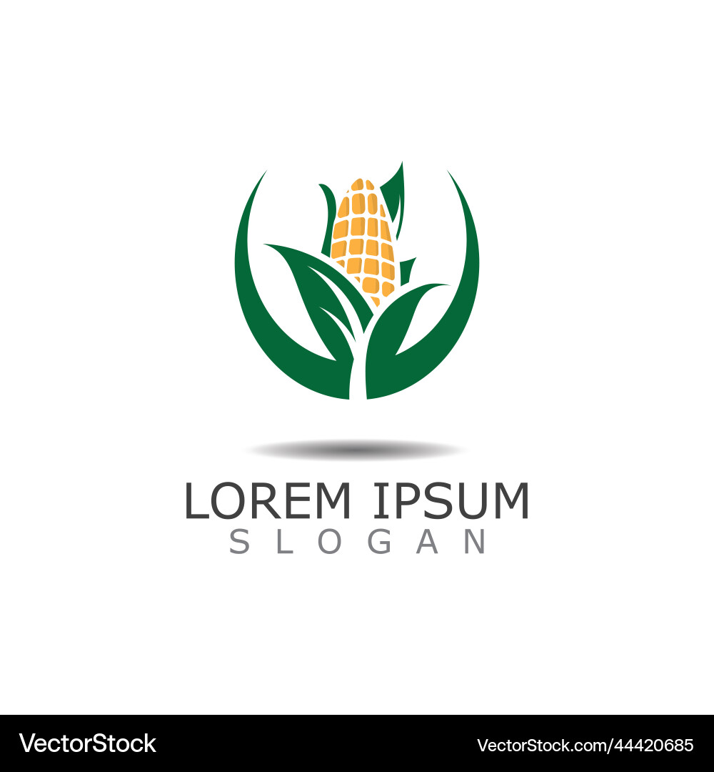 Corn Logo - Agriculture & Farming – Royalty-Free Vector | VectorStock