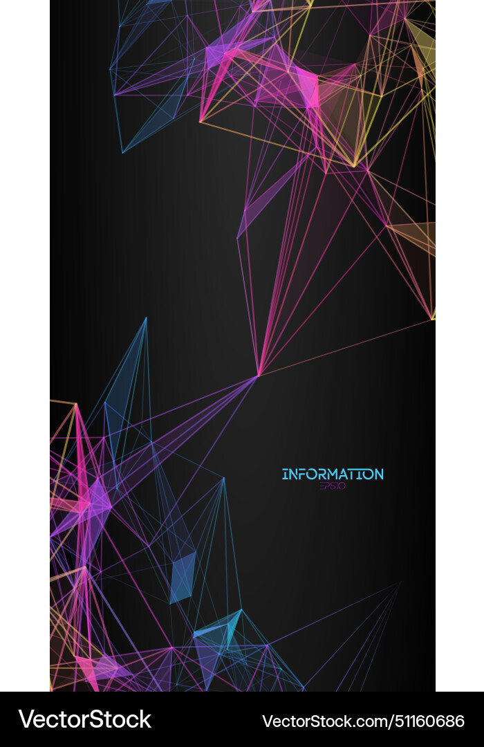 Information technology background big data Vector Image