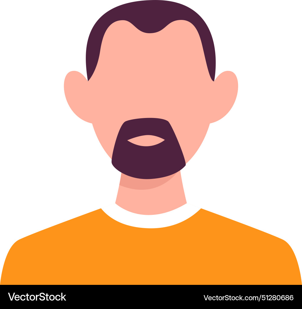 Man avatar profile Royalty Free Vector Image - VectorStock