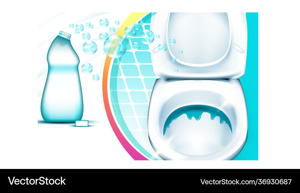 Great cleaner creative advertising banner Vector Image