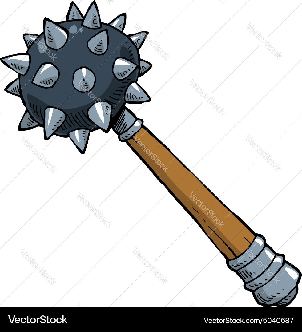 Mace Royalty Free Vector Image - VectorStock