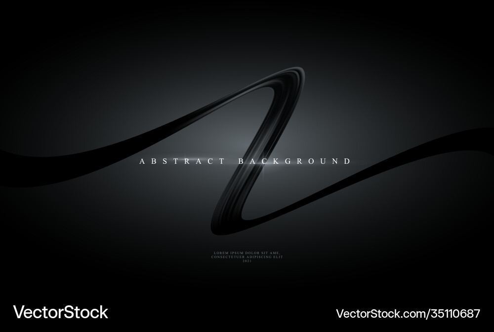 Modern trending black abstract background Vector Image