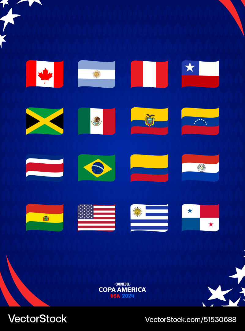 Copa-america4 Royalty Free Vector Image - VectorStock