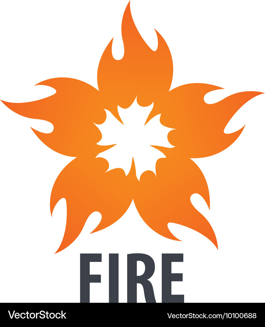 Fire logo Royalty Free Vector Image - VectorStock