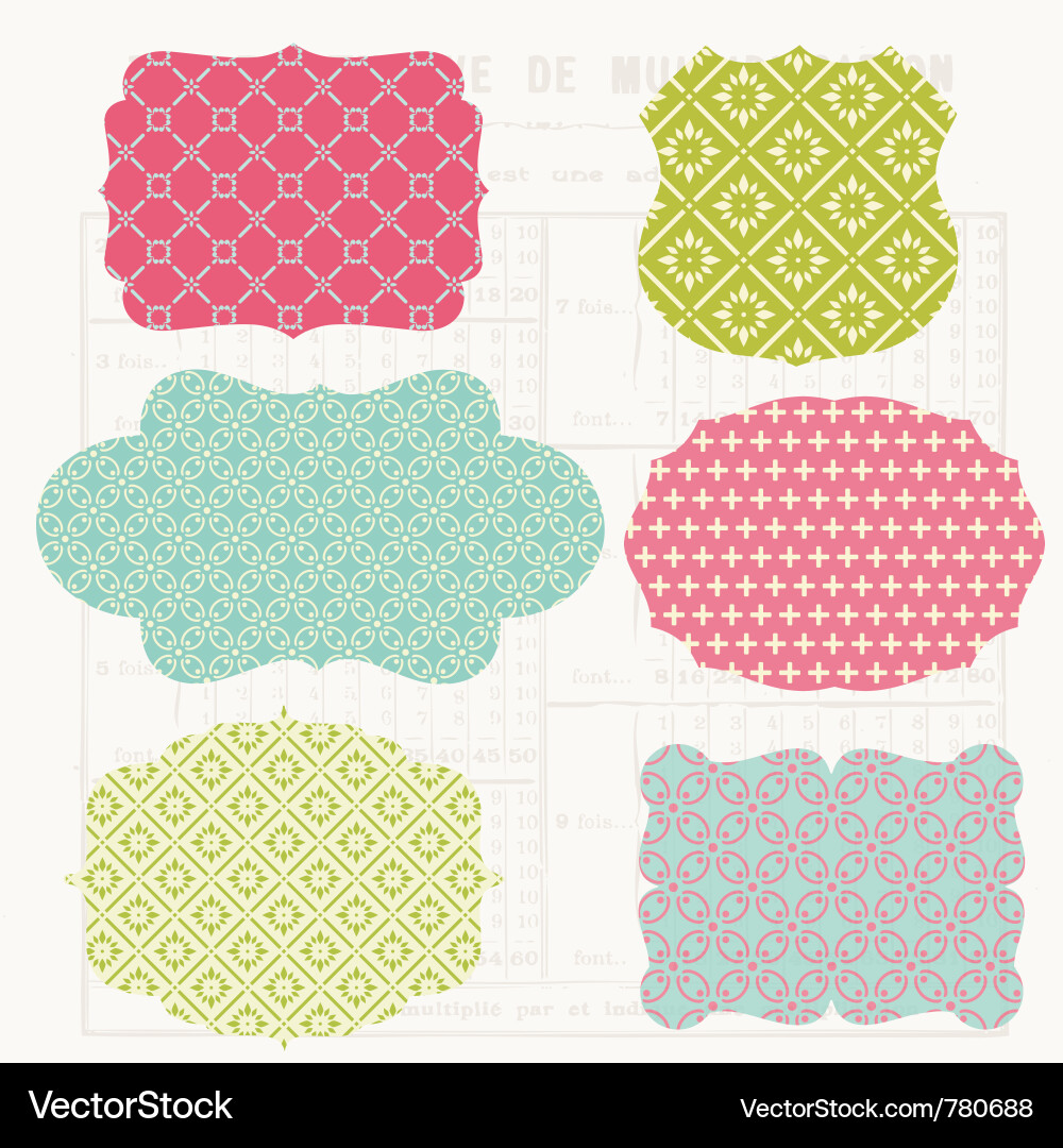 Vintage Paper Elements Royalty Free Vector Image