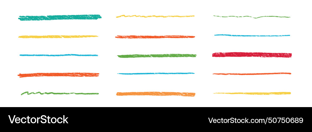 Crayon line color pencil brush scribble stroke pen