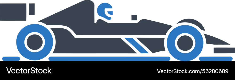 Formula 1 Car Icon Royalty Free Vector Image - VectorStock
