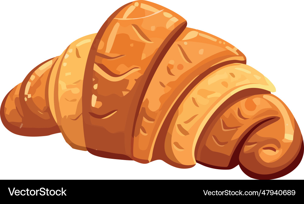 French croissant design Royalty Free Vector Image