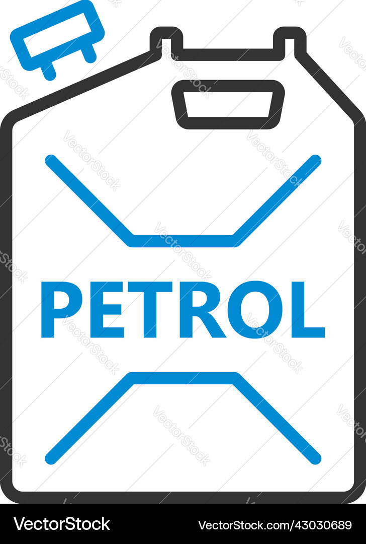 Fuel canister icon Royalty Free Vector Image - VectorStock