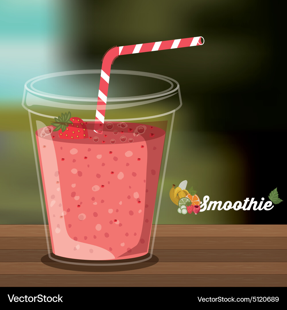 Smoothie design Royalty Free Vector Image - VectorStock