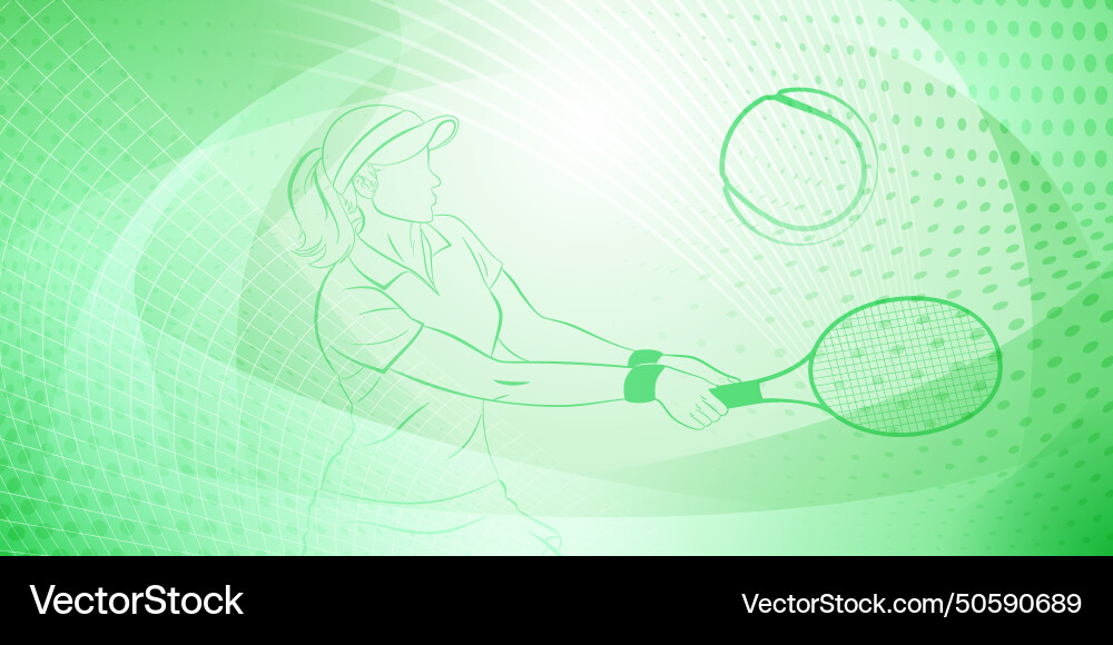 Tennis themed background Royalty Free Vector Image