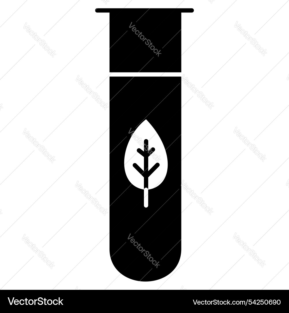 Chemical-free sustainable icon design Royalty Free Vector
