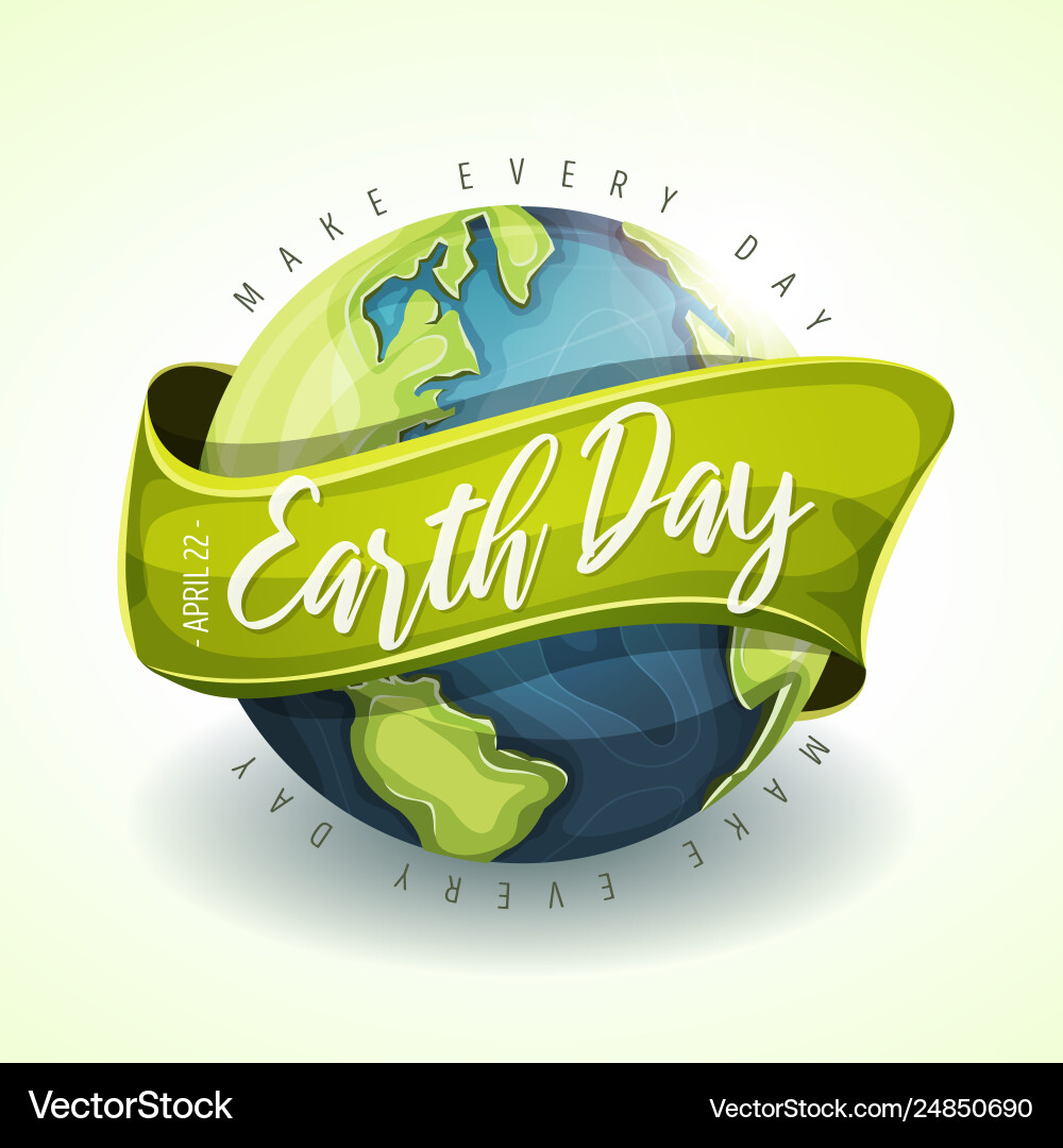 Happy Earth Day Birthday Vector Images (over 190)