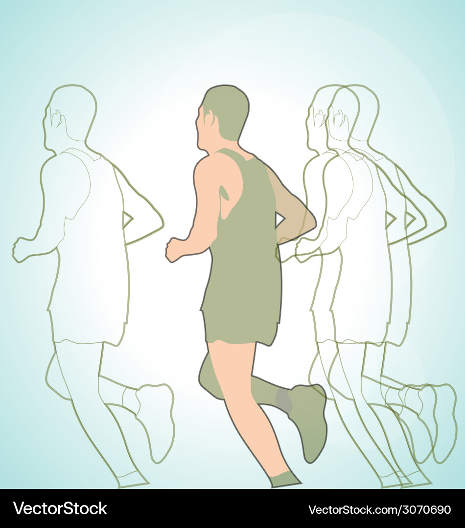 Run Royalty Free Vector Image - VectorStock