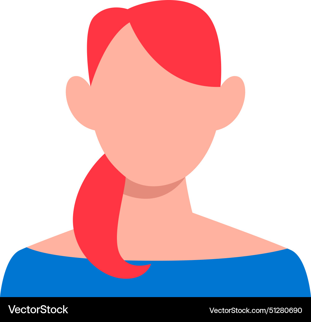 Woman avatar profile Royalty Free Vector Image