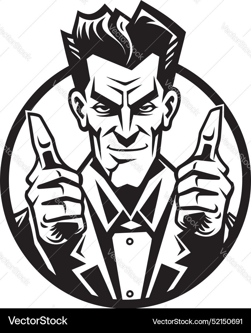 Animated communication cartoon icon signifying Vector Image