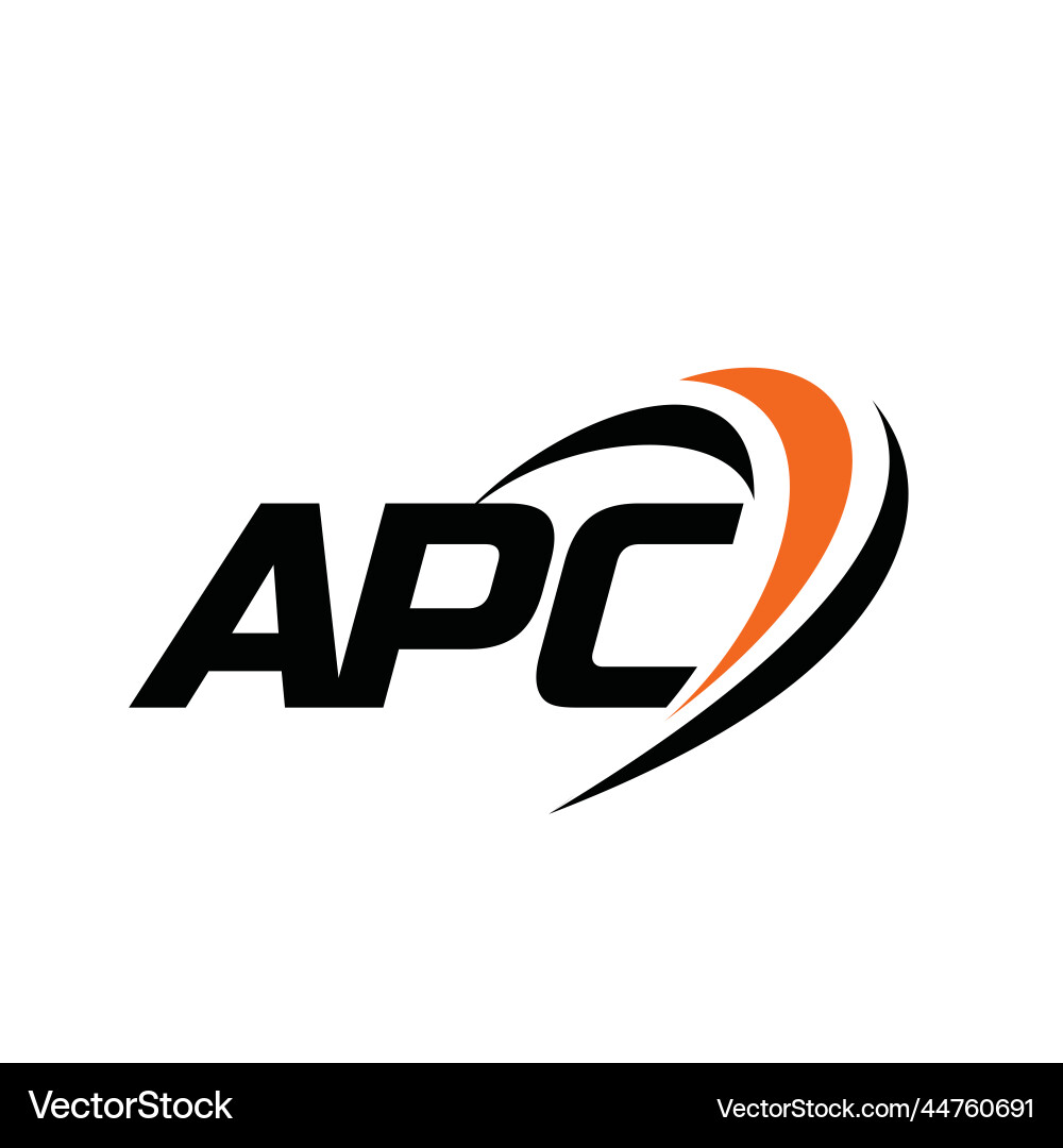 Apc monogram logo (44760691) – Royalty-Free Vector | VectorStock