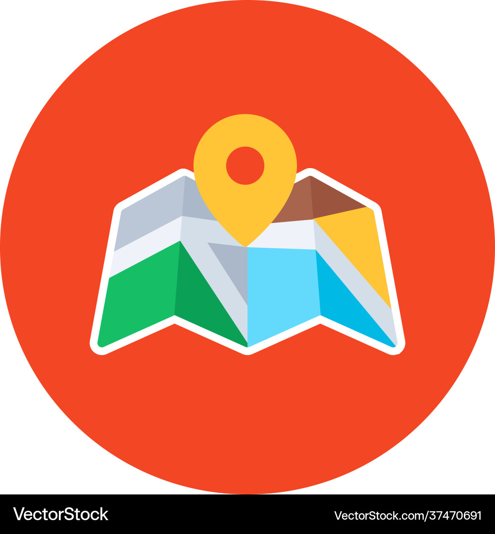 Map location Royalty Free Vector Image - VectorStock